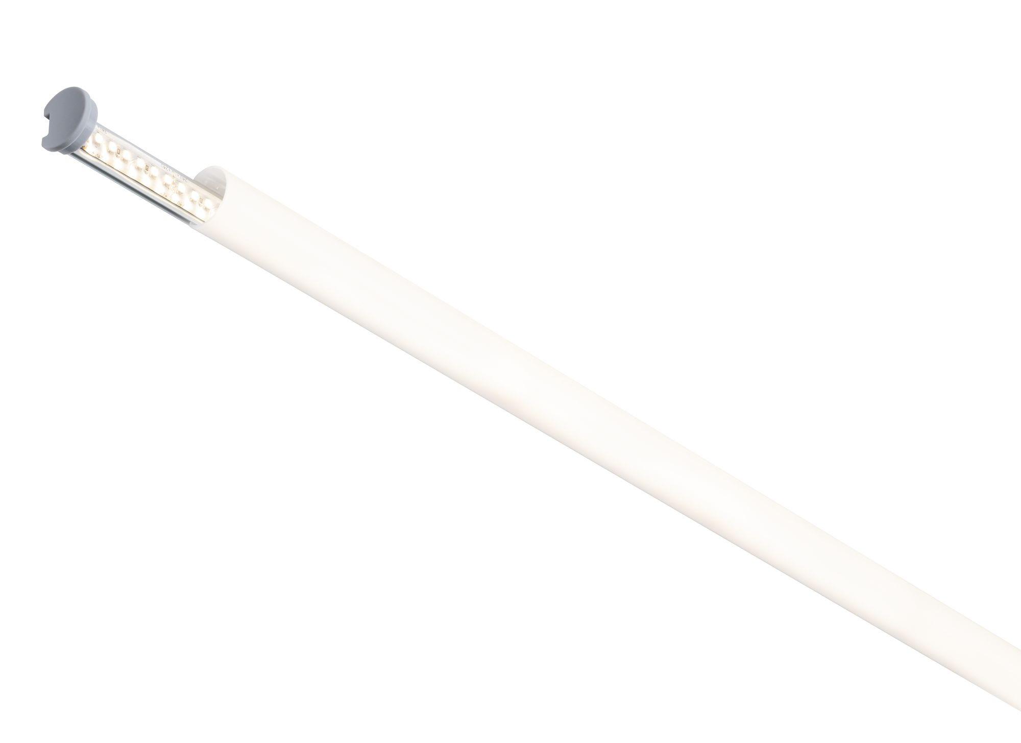Profilé Function Tube 1m avec clip + End Cap Alu anod/satin Alu ...