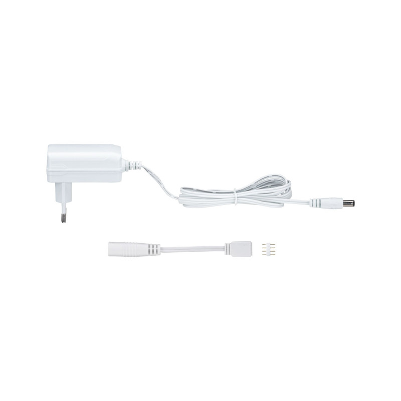 Alimentation LED Universal Plug-In 12W 230/12V DC blanc plastique ...