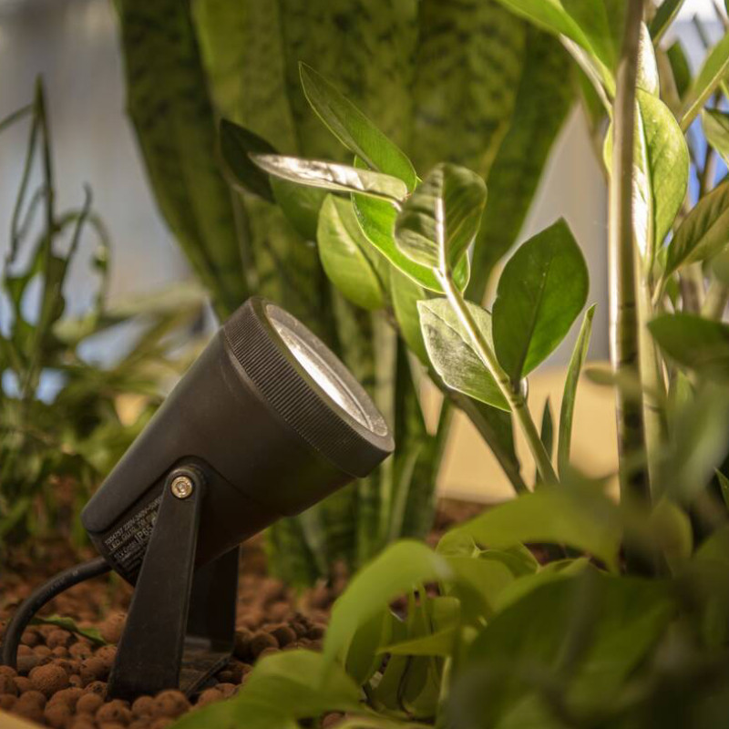 [152340 - SLV] Spot sur piquet Samrina - 7W - Noir