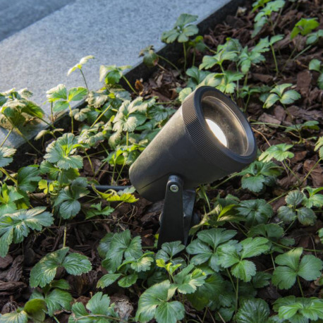 [152340 - SLV] Spot sur piquet Samrina - 7W - Noir