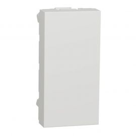 Obturateur blanc 1 module de la gamme Unica par Schneider Electric
