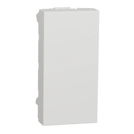 Obturateur blanc 1 module de la gamme Unica par Schneider Electric