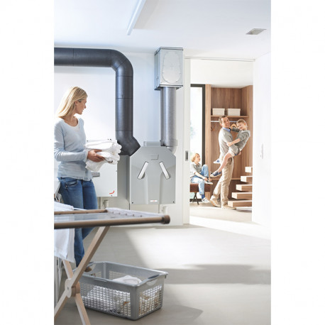 Ventilation double flux centralisée Air pulsion droite ComfoAir 350 Zehnder - 471233555