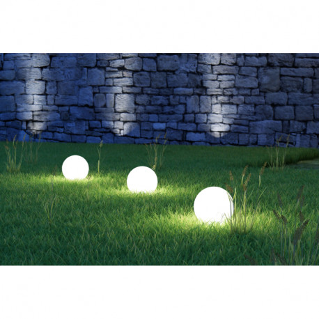 Boule Bali Aric - Opale claire - Diamètre 400 mm