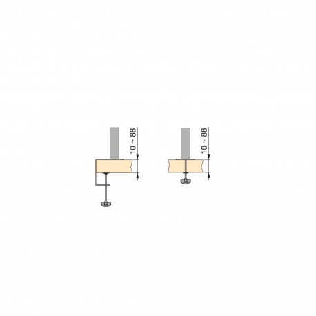 [Emuca] Support ecran inclinable et rotatif - 3200014