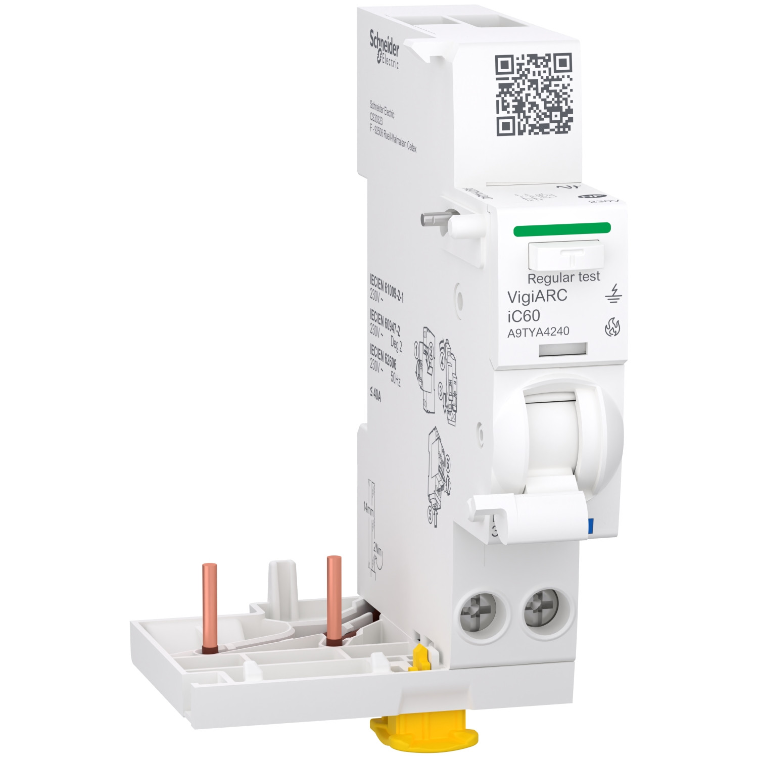 A9TYA4240 - Schneider electric - Détecteur d'arc VigiARC iC60 - Acti9 - 40A