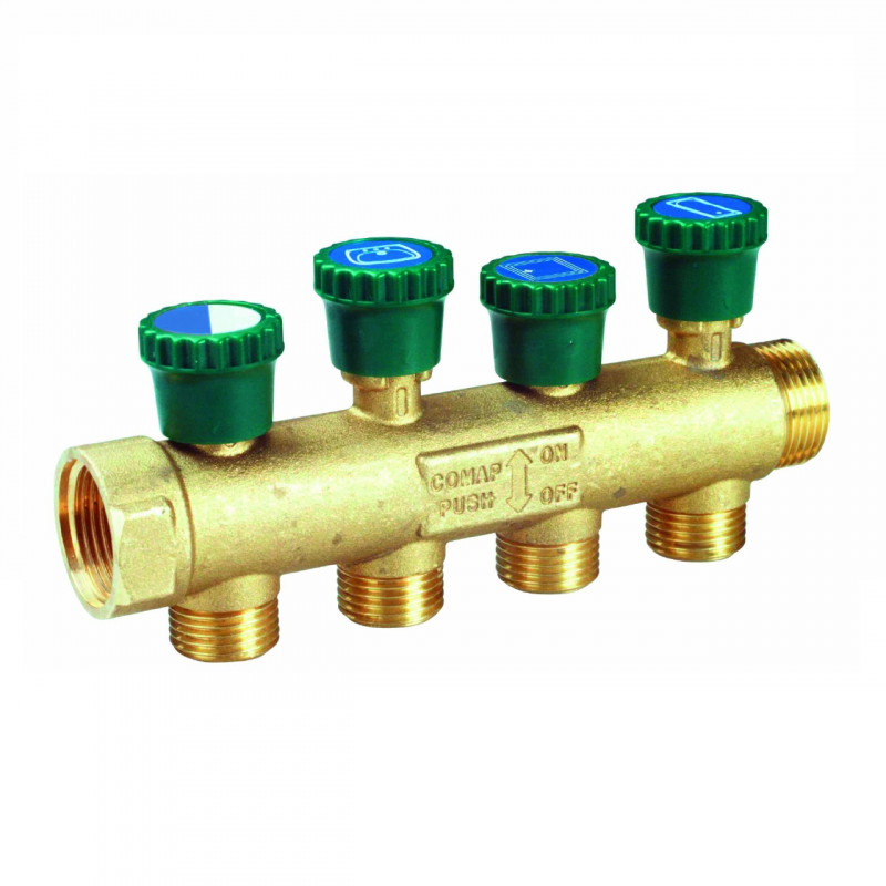 [9533224 - Comap] Collecteur à robinetterie "poussoir" intégrée entraxe ...