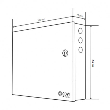 Alimentation à découpage CDVI - 24V DC 2.5A - PSMB242