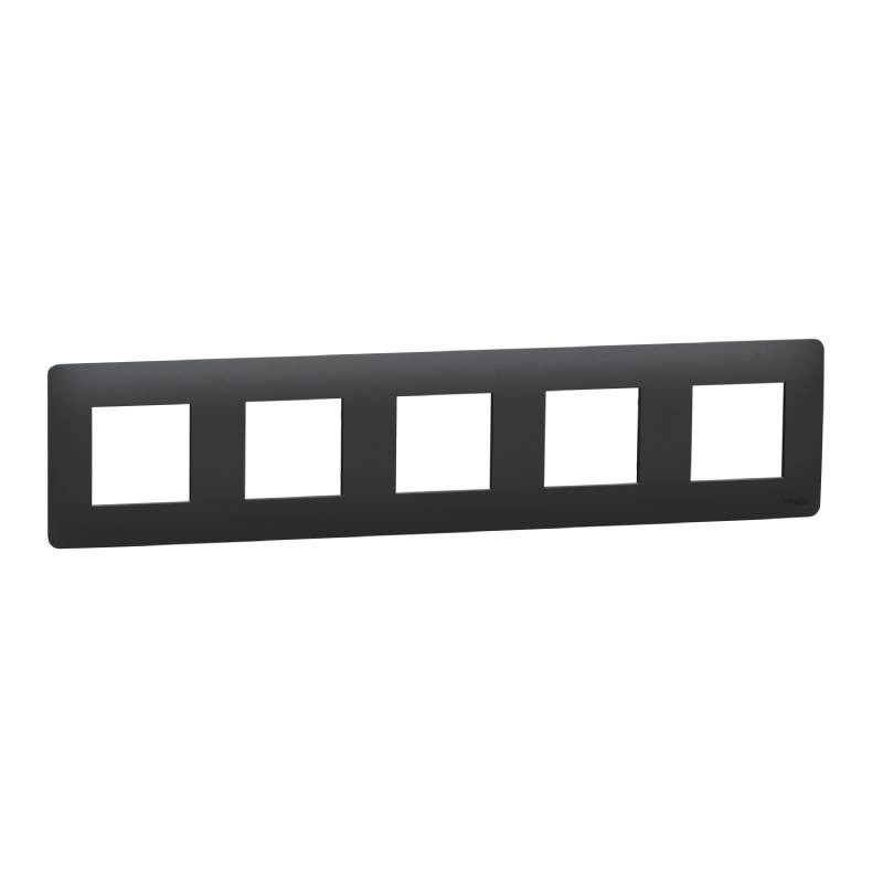 Plaque de finition Unica Studio - 5 postes - anthracite