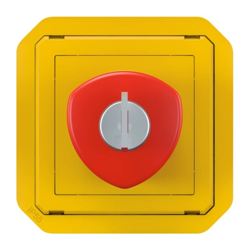 069548L - Commande à clé arrêt d'urgence Plexo de Legrand - IP55