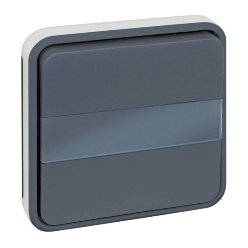 [60826 - Eur'Ohm] Mécanisme bouton poussoir avec porte étiquette Oxxo
