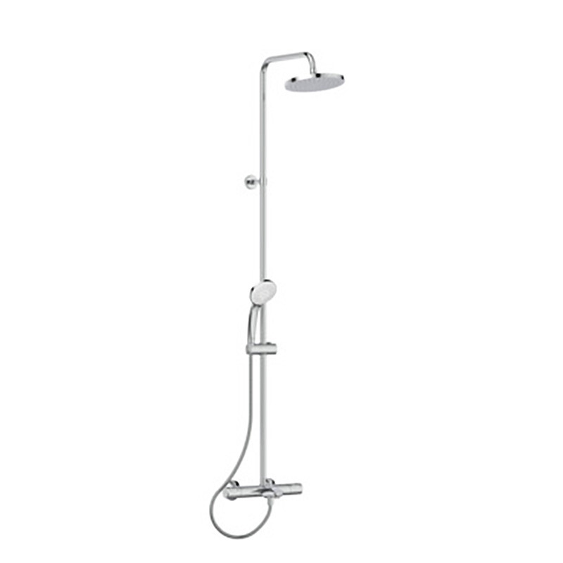 Colonne bain douche thermostatique Olyos II Porcher - Chrome - D2616AA
