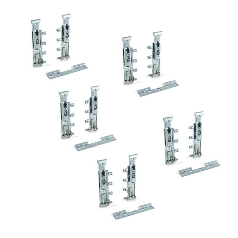 [4030605 - Emuca] Lot de 5 kits de ferrure de suspension invisible Levelup1