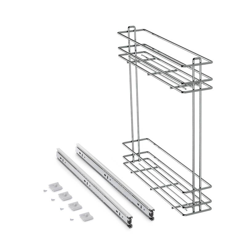 [8380911 - Emuca] Porte-bouteilles coulissant Supramax pour module 150mm