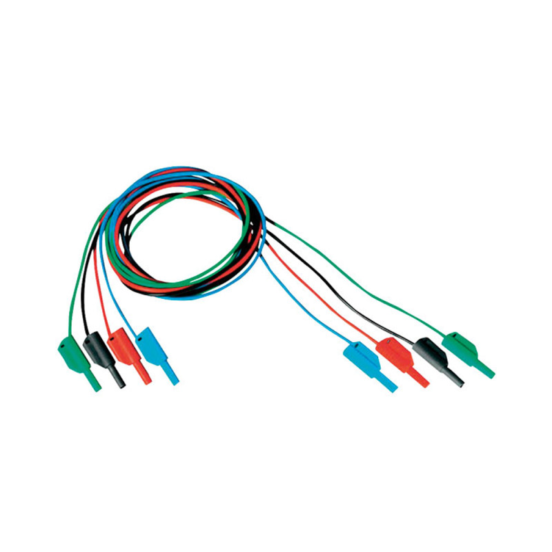 S2009 - Kit cordons 4 couleurs, 2m - SEFRAM