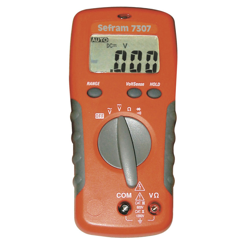 SEFRAM 7307 - Multimètre numérique de poche 2000 points Livré avec un ...
