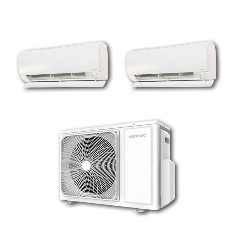 Climatiseur réversible bi-splits 2x2,60 kw Kazendo Atlantic - Mise en service incluse