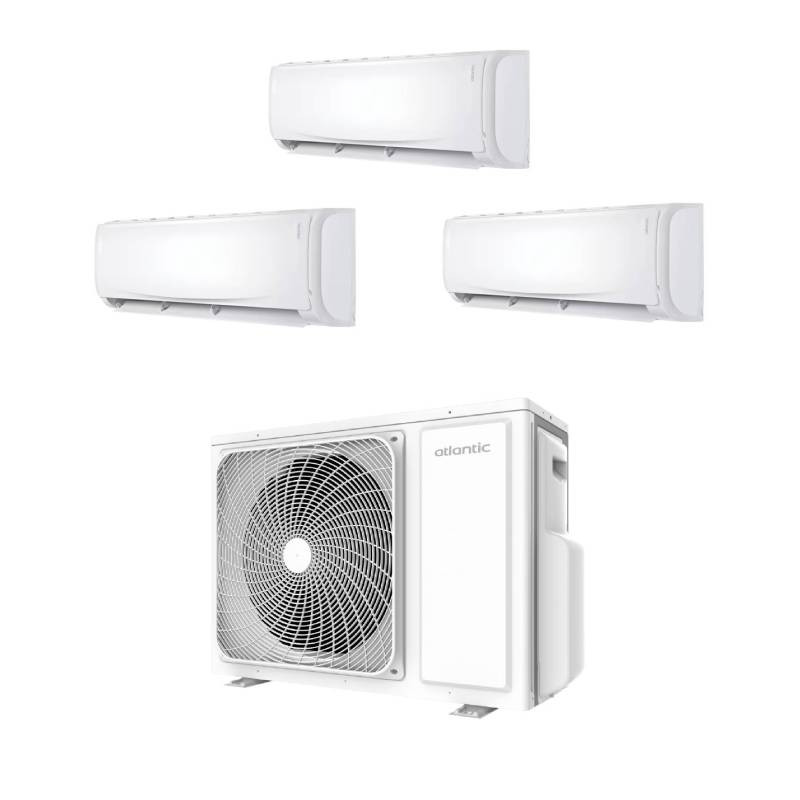 Climatiseur réversible tri-splits 3x 2,6KW Dojo Atlantic - Mise en ...