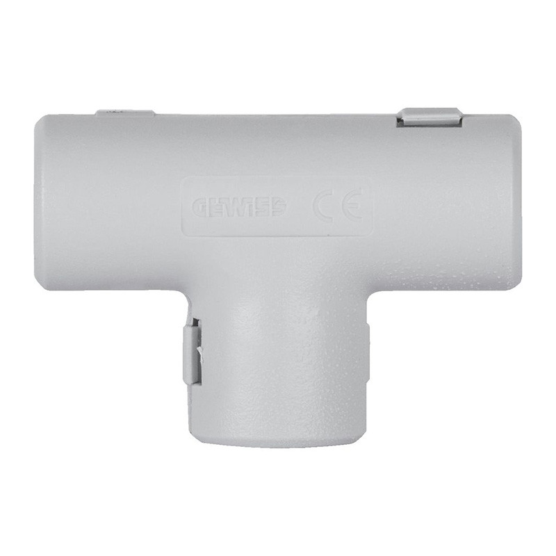 Té ouvrable de dérivation Ø25 mm gris pour tube IRL Gewis - x20 - DX40225