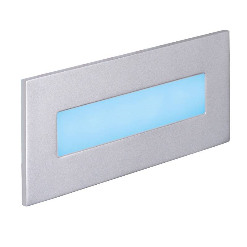 [50384-Aric] Encastré de mur Gris Baliz 3 - LED bleue - 2.8W