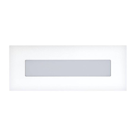 [50383-Aric] Encastré de mur blanc Baliz 3 - LED bleue - 2.8W