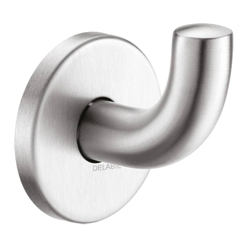 Patère virgule inox satiné [4043S - Delabie]