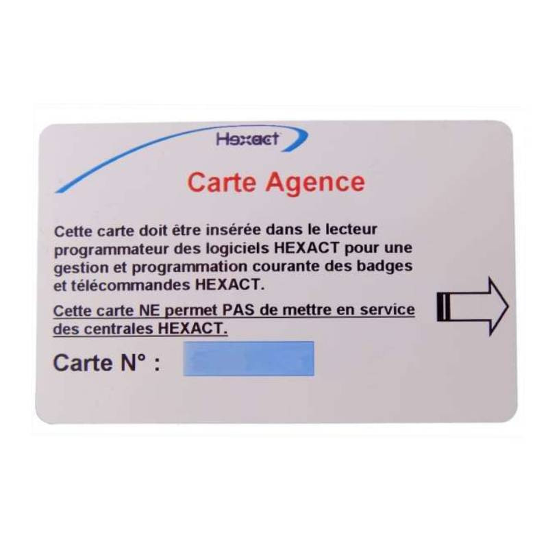 [150021 - AIPHONE] Carte agence pour compte HEXACT WEB - sans logo