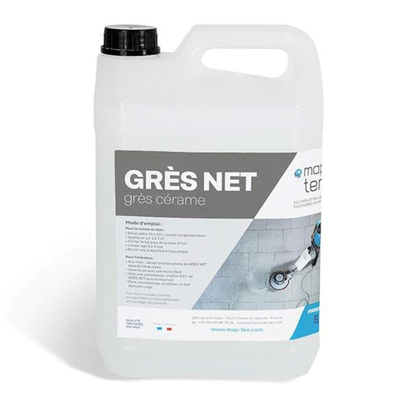 Grès NET 5L Map Ten - Nettoyage - Grès cérame