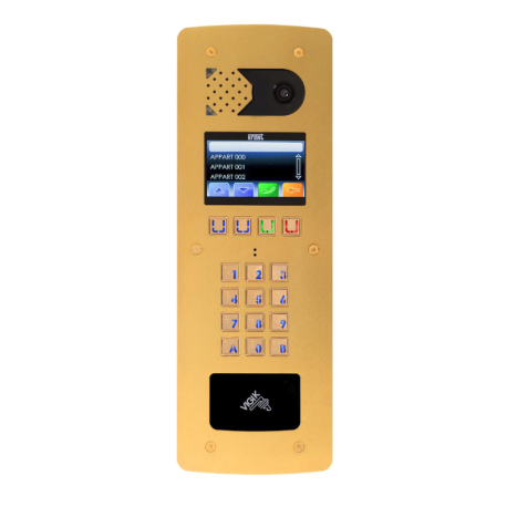 Platine vidéo dorée [D83/IGLP/PVDD - Urmet]