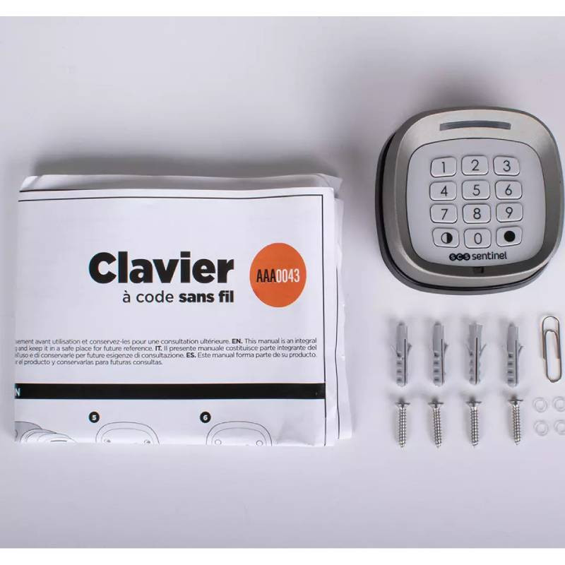 Clavier à code sans fil SCS Sentinel pour moteur de portail - AAA0043