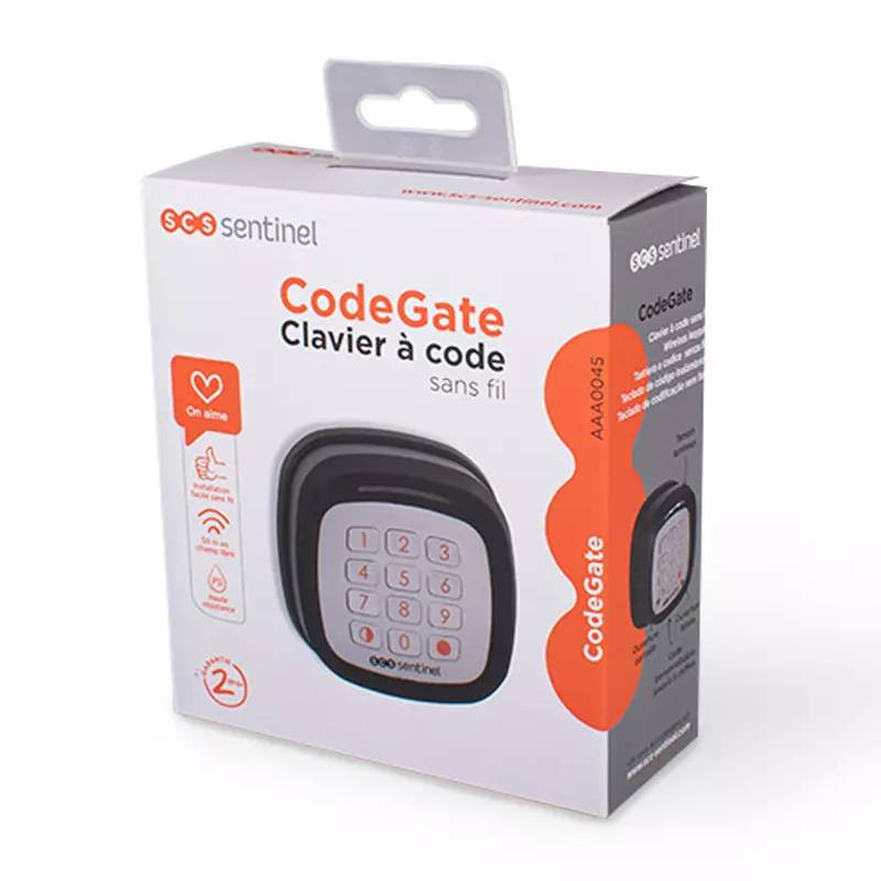 Clavier à code sans fil SCS Sentinel pour moteur de portail - AAA0045