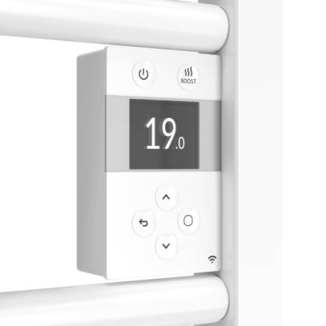 851246 Sèche-serviettes Doris Atlantic 1000+1000W Blanc brillant