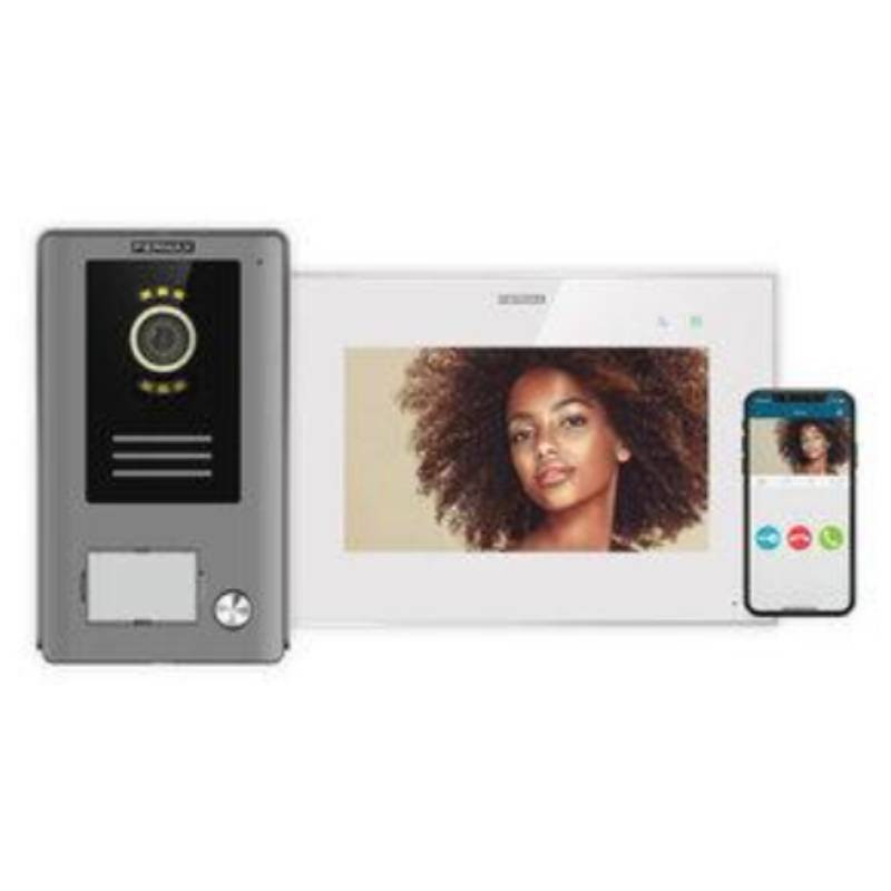 [1571- Fermax] Kit video Way-Fi Plus - 1 BP - Blanc