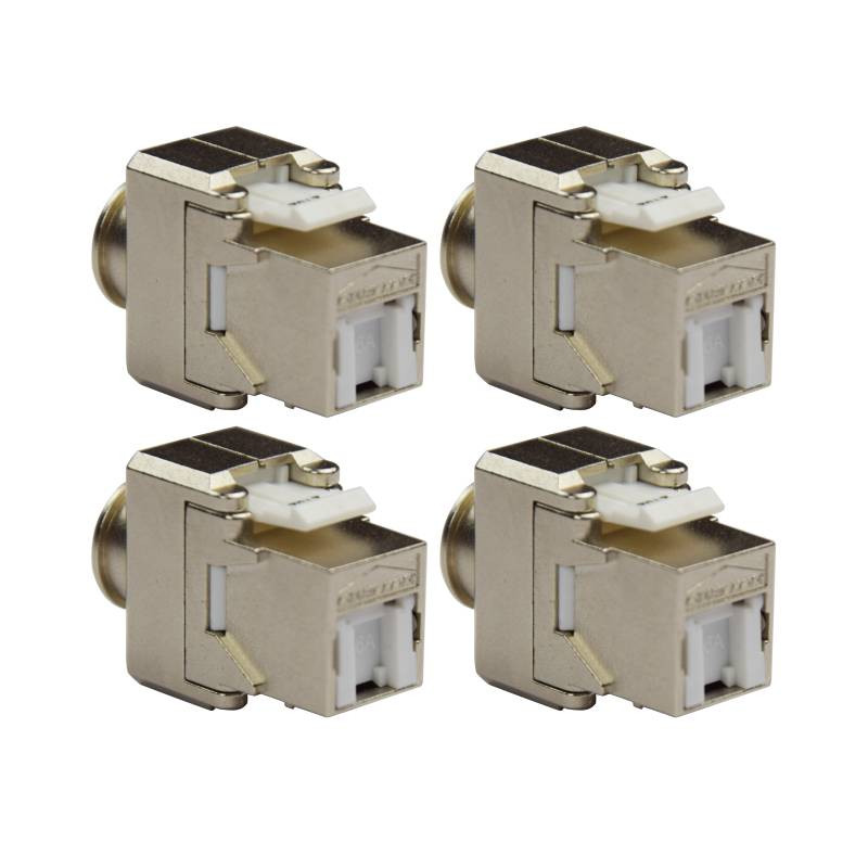 GO181 - Omelcom Lot 4 connecteurs RJ45 - Cat.6 - Grade 2TV