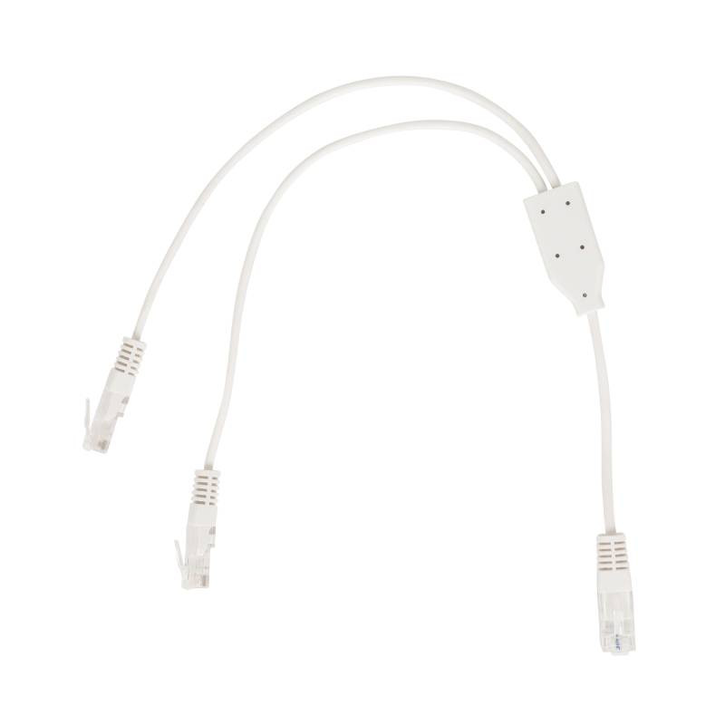GO302 - Omelcom Cordon RJ45 - Raccord RJ45 / 2xRJ45 - 40cm