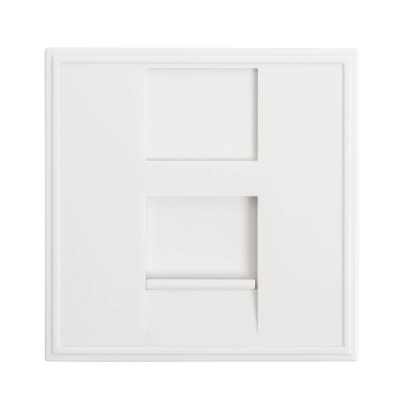 MO403 - Omelcom 4 prises RJ45 - Cat6 - Grade 2TV - 2 modules