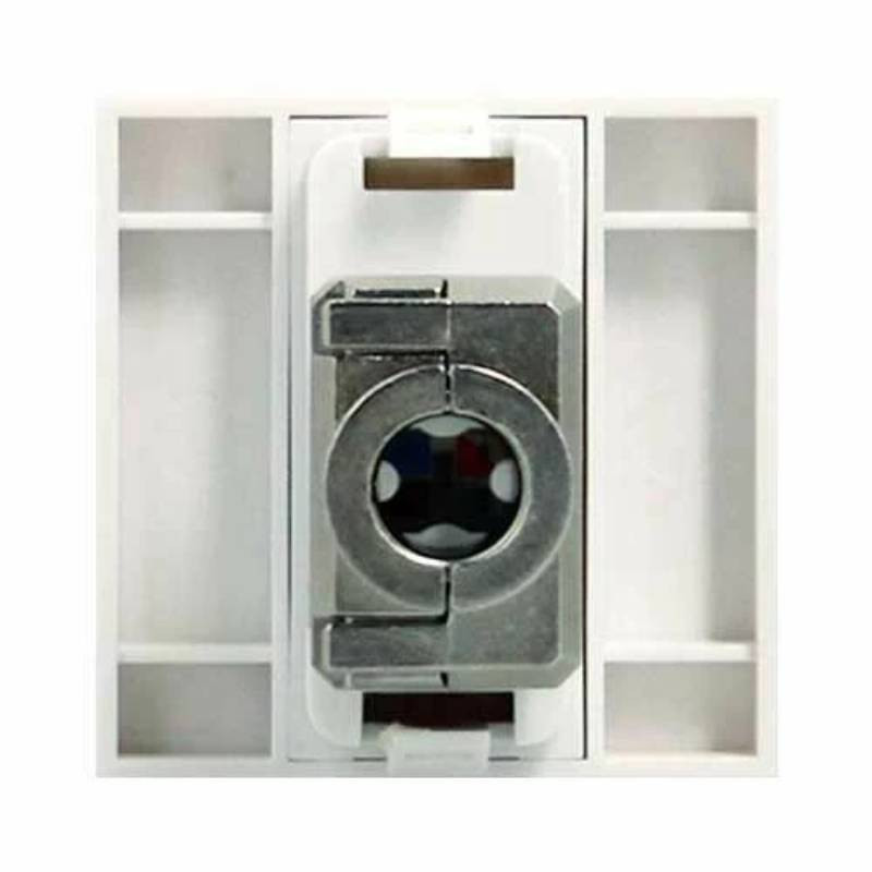 MO403 - Omelcom 4 prises RJ45 - Cat6 - Grade 2TV - 2 modules