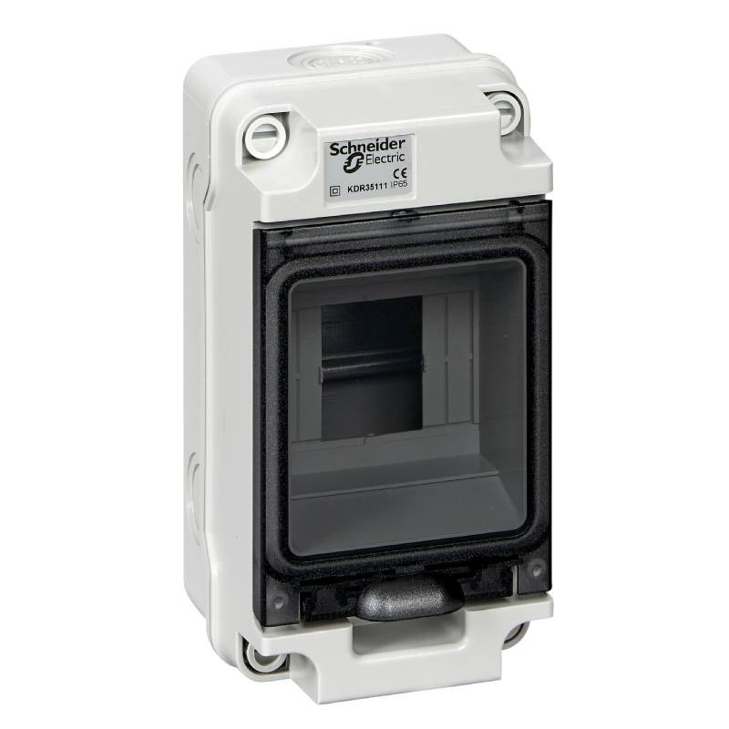 KDR35111 - Schneider Electric Coffret étanche Kaedra XT - 1 rangée 4 ...