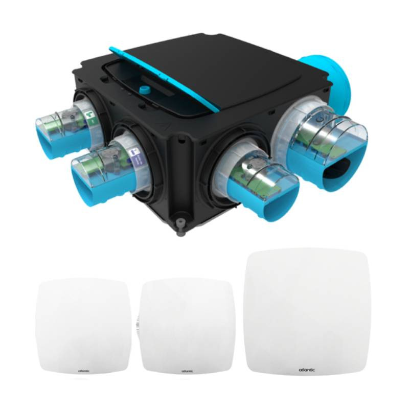 Kit VMC hygroréglable Hygrogenius Flex [412284 - Atlantic]