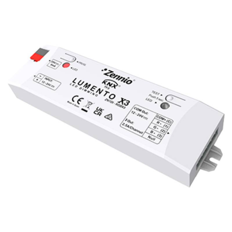 Contrôleur LED Lumento X3 Zennio KNX - RGB/3 canaux