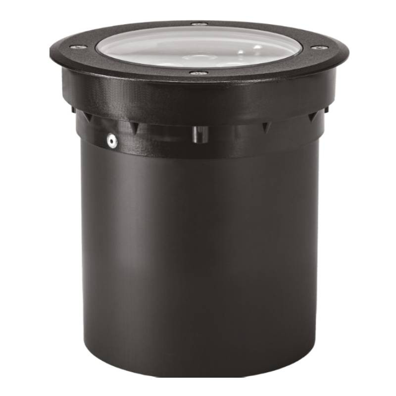 [51720 - ARIC] Spot de sol rond Tecnisol 200 R - 3000K - noir