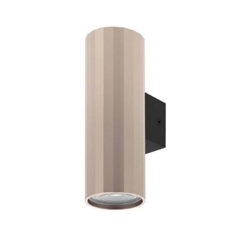WA23483 Applique Murale OKTO 2 GU10 Noir Rose Par Indigo wa23483-applique-murale-okto-2-gu10-noir-rose-par-indigo