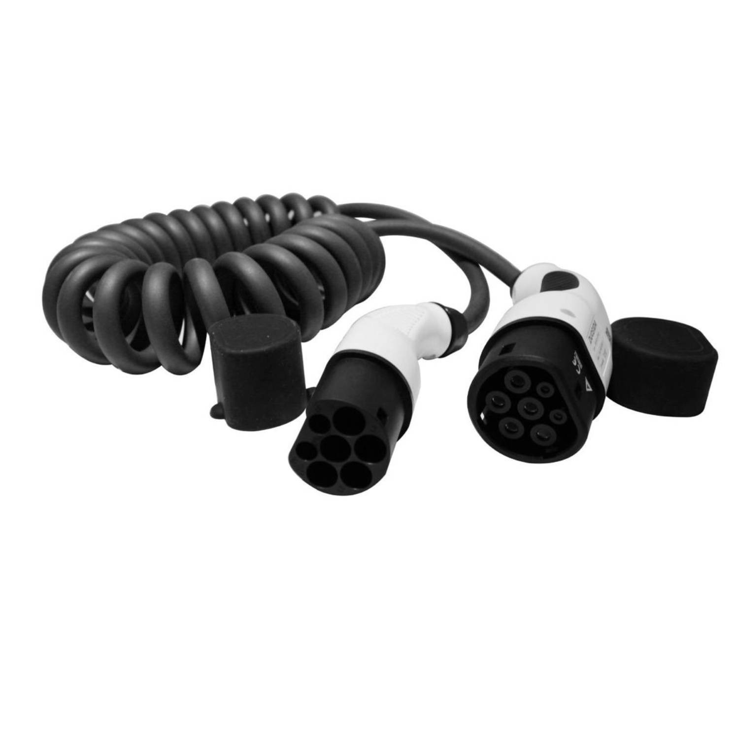 Câble de recharge torsadé VE Borne+ - Monophasé - Mode 3 - Type T2 - 5m