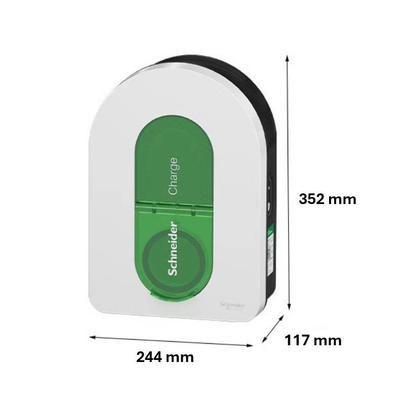 Borne de recharge VE connectable [EVH5A22N400F - Schneider Electric]