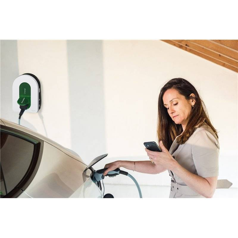 Borne de recharge VE connectable [EVH5A22N400F - Schneider Electric]