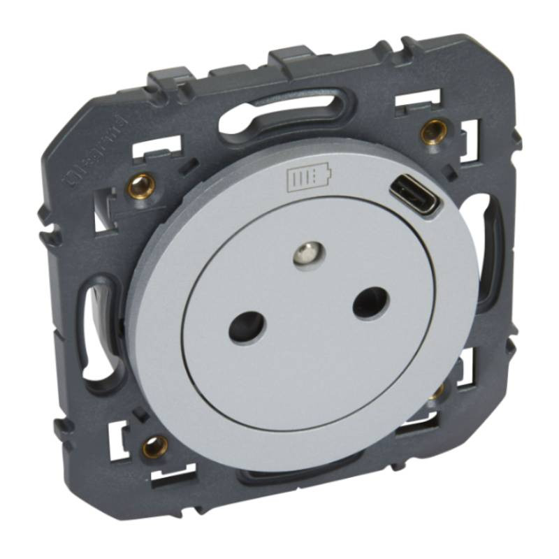 Prise 2P+T et charge USB Dooxie [600441 - Legrand]