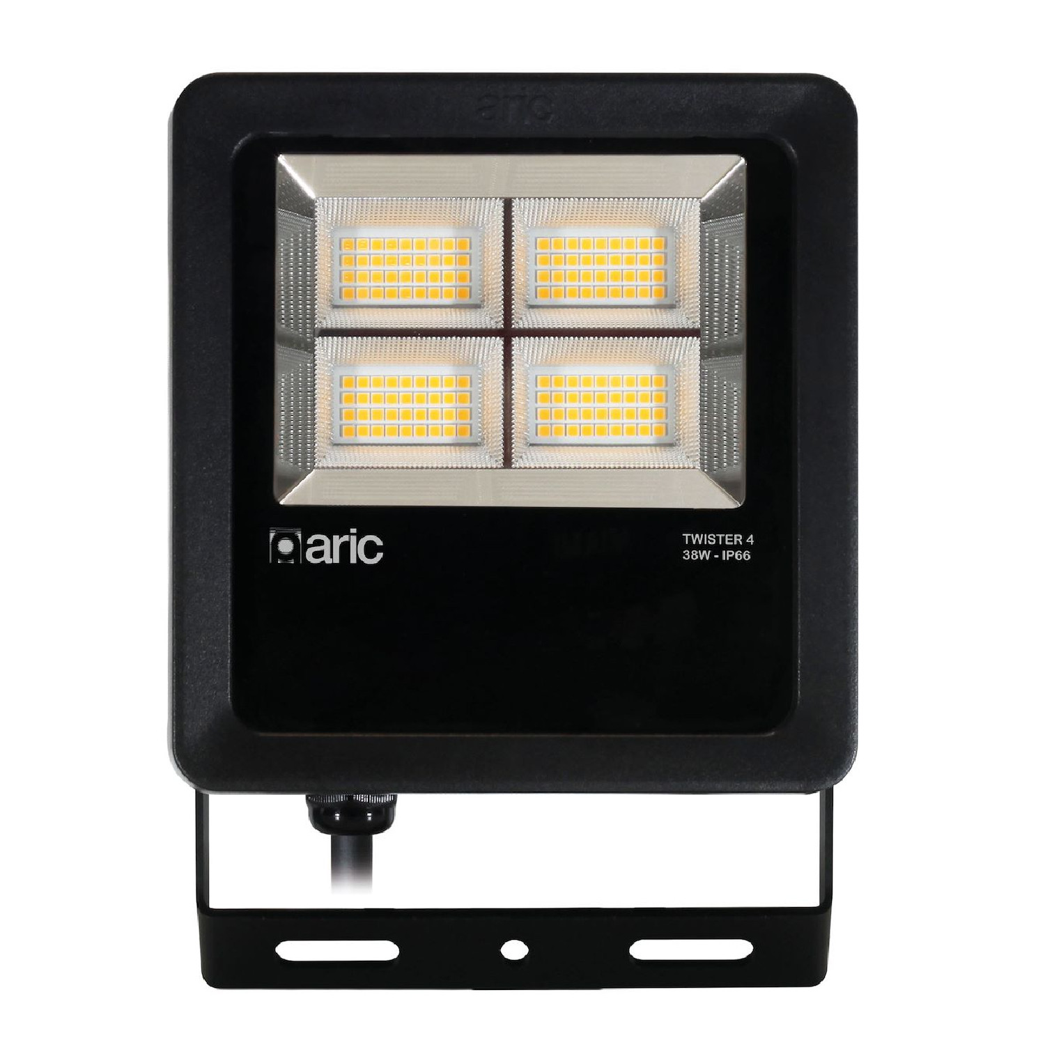 51668 Aric - Projecteur ext. TWISTER 4 38W - 3000K - Noir