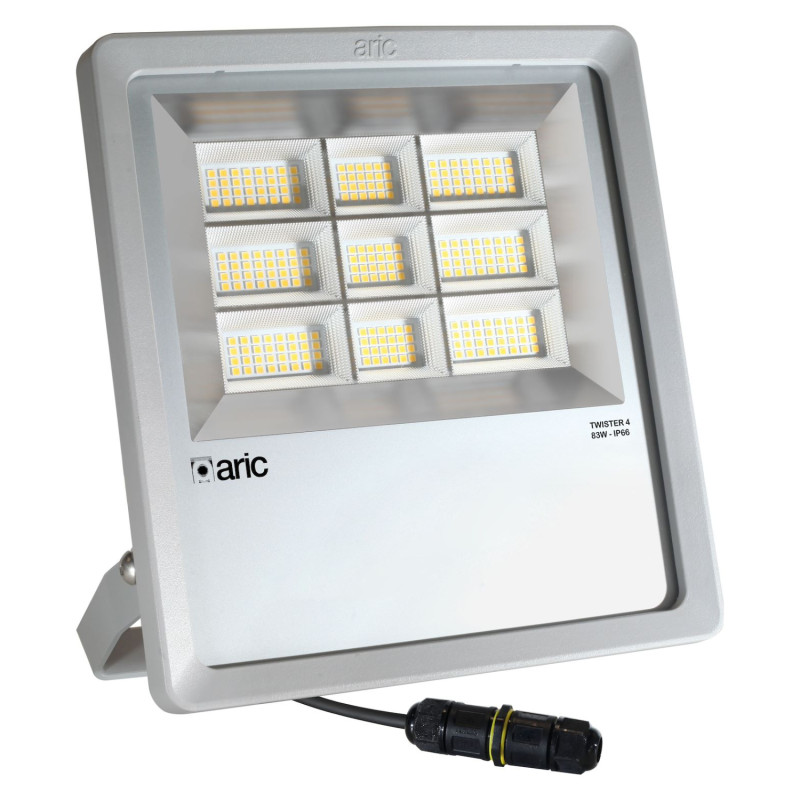 51664 Aric - Projecteur ext. TWISTER 4 83W - 3000K - Gris