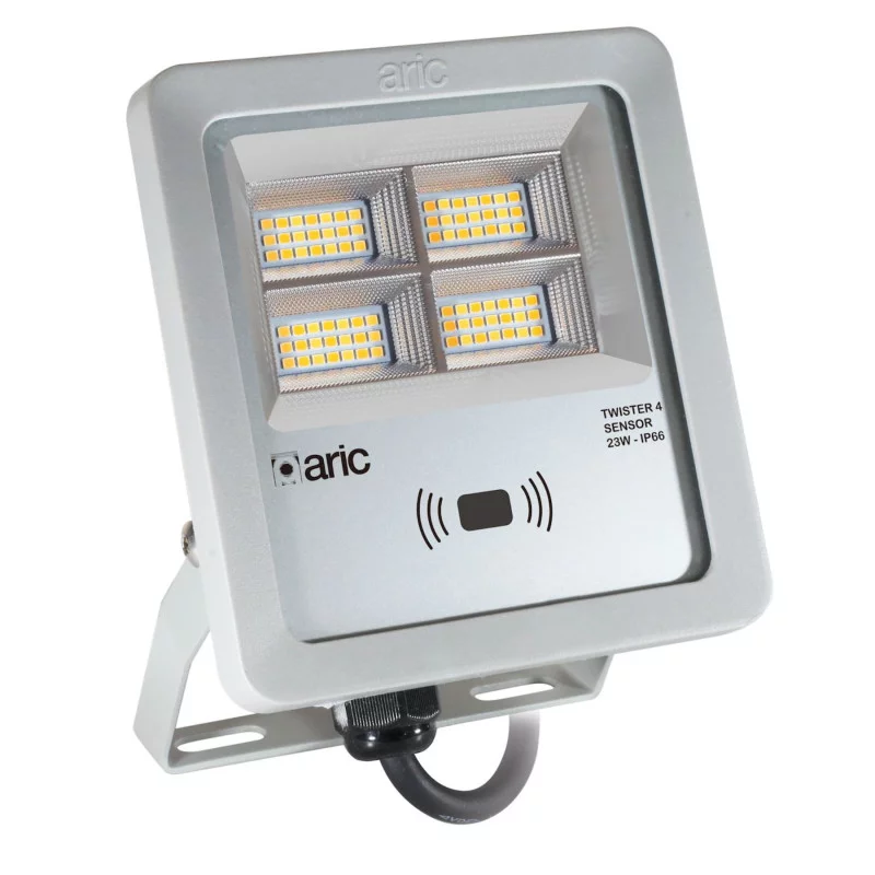 51690 Aric - Projecteur ext. TWISTER 4 23W - 3CCT - Gris