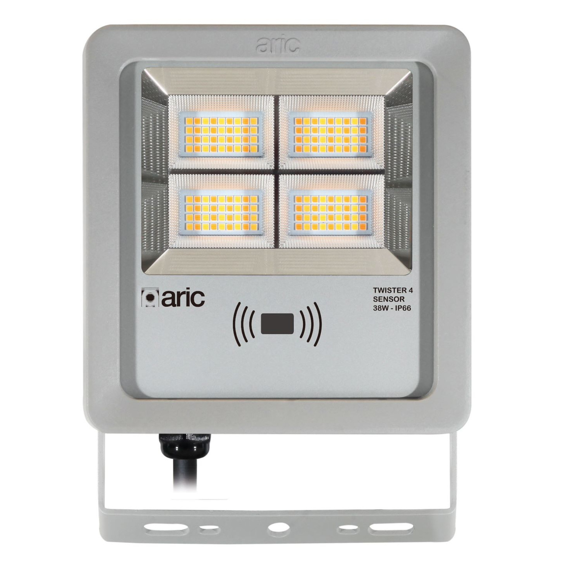 51691 Aric - Projecteur ext. TWISTER 4 38W - 3CCT - Gris
